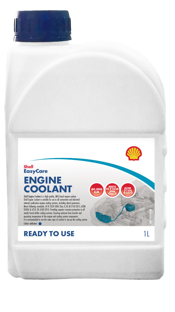 Engine Coolant ready to use (blue) | Shell Car Care by Kemetyl