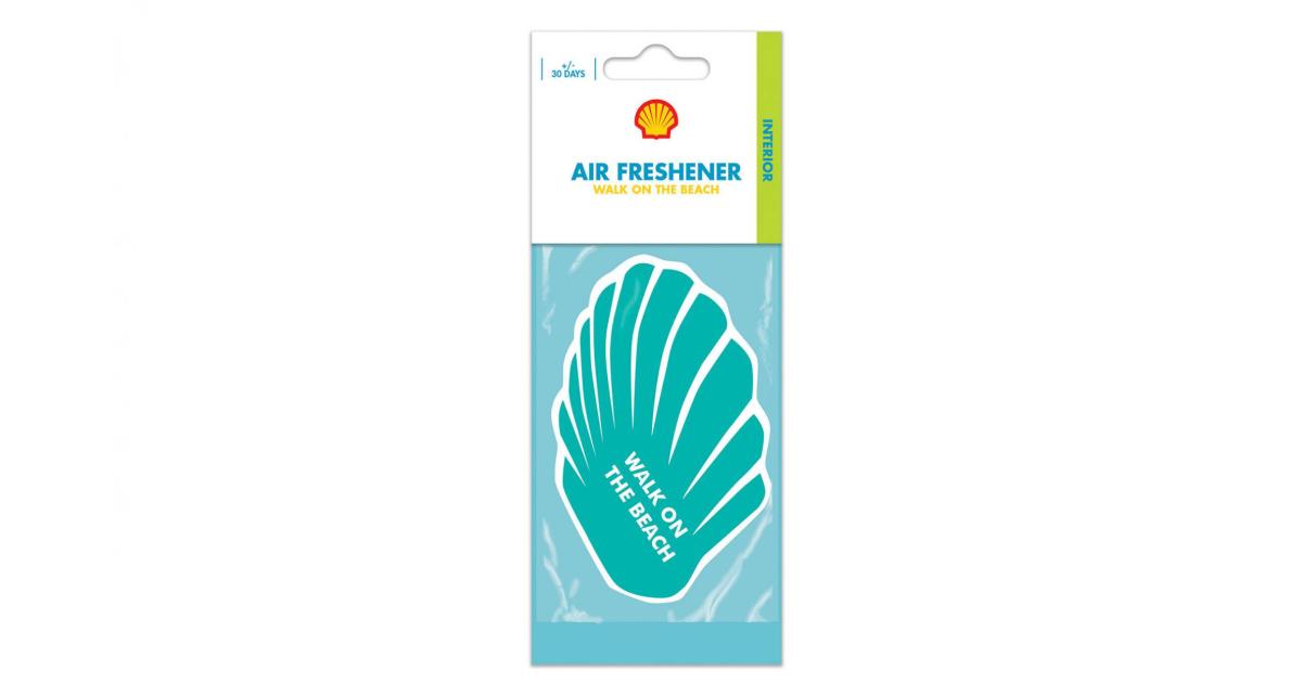 Air Freshener Walk on the Beach (card) - delisted 2027 | Shell Car Care ...