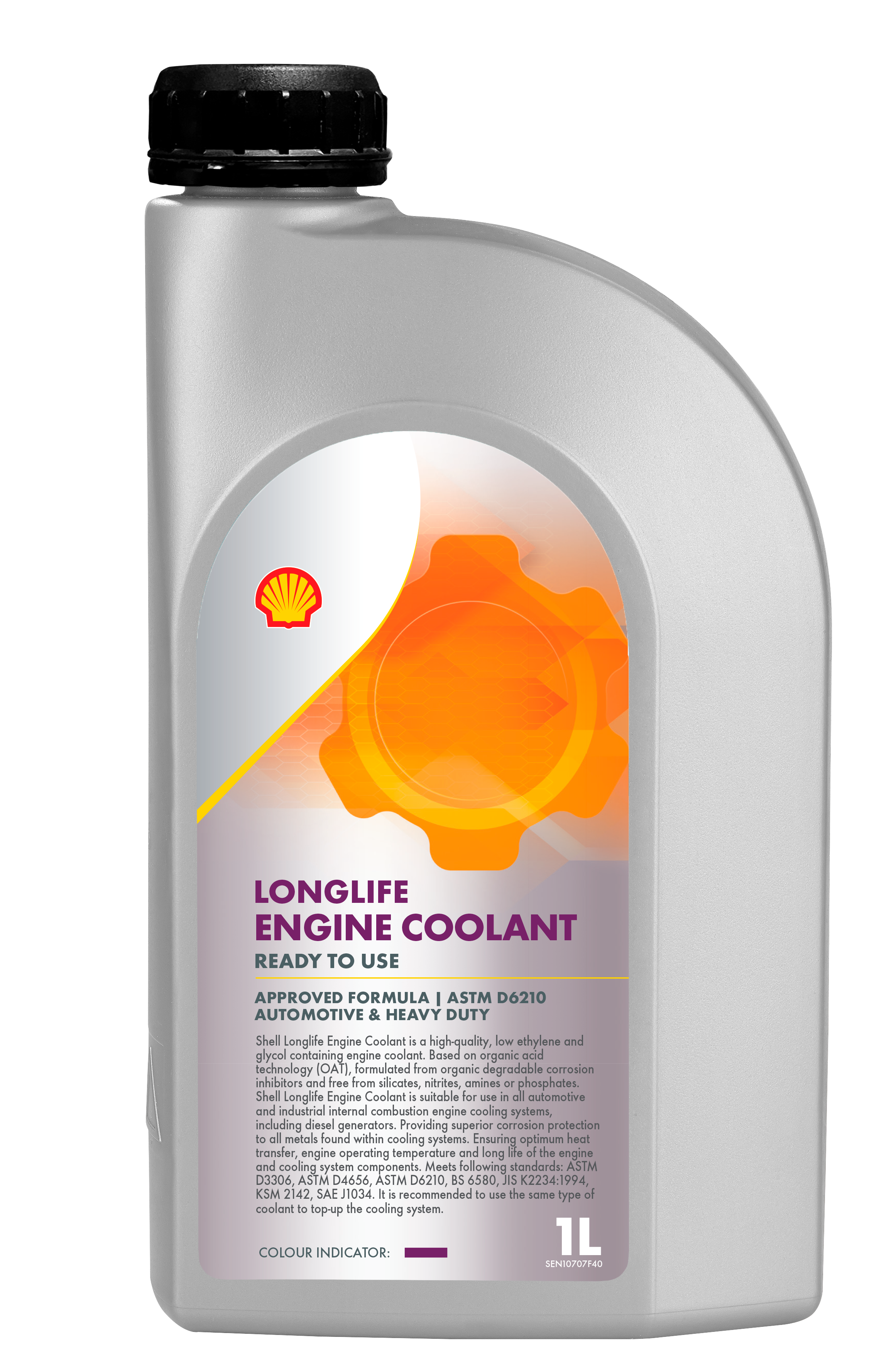 Longlife Engine Coolant ready to use (pink) | Shell Car Care by Kemetyl