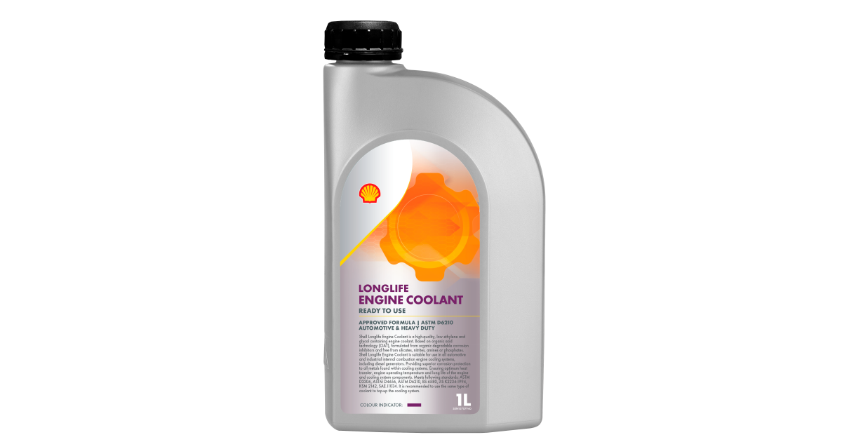 Longlife Engine Coolant ready to use (pink) | Shell Car Care by Kemetyl