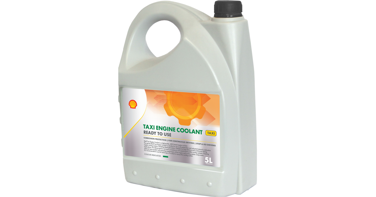 TAXI Engine Coolant ready to use (green) | Shell Car Care by Kemetyl